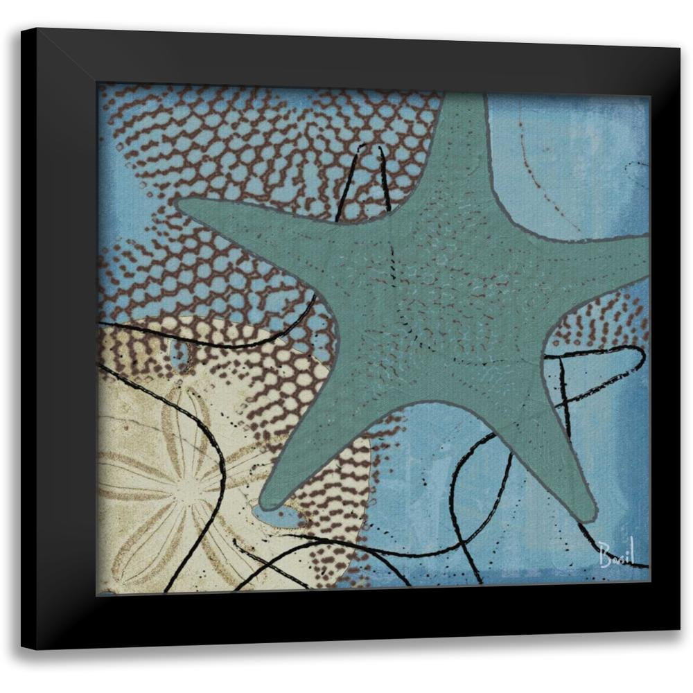 Basil, Jason 12x12 Black Modern Framed Museum Art Print Titled - Oceans ...