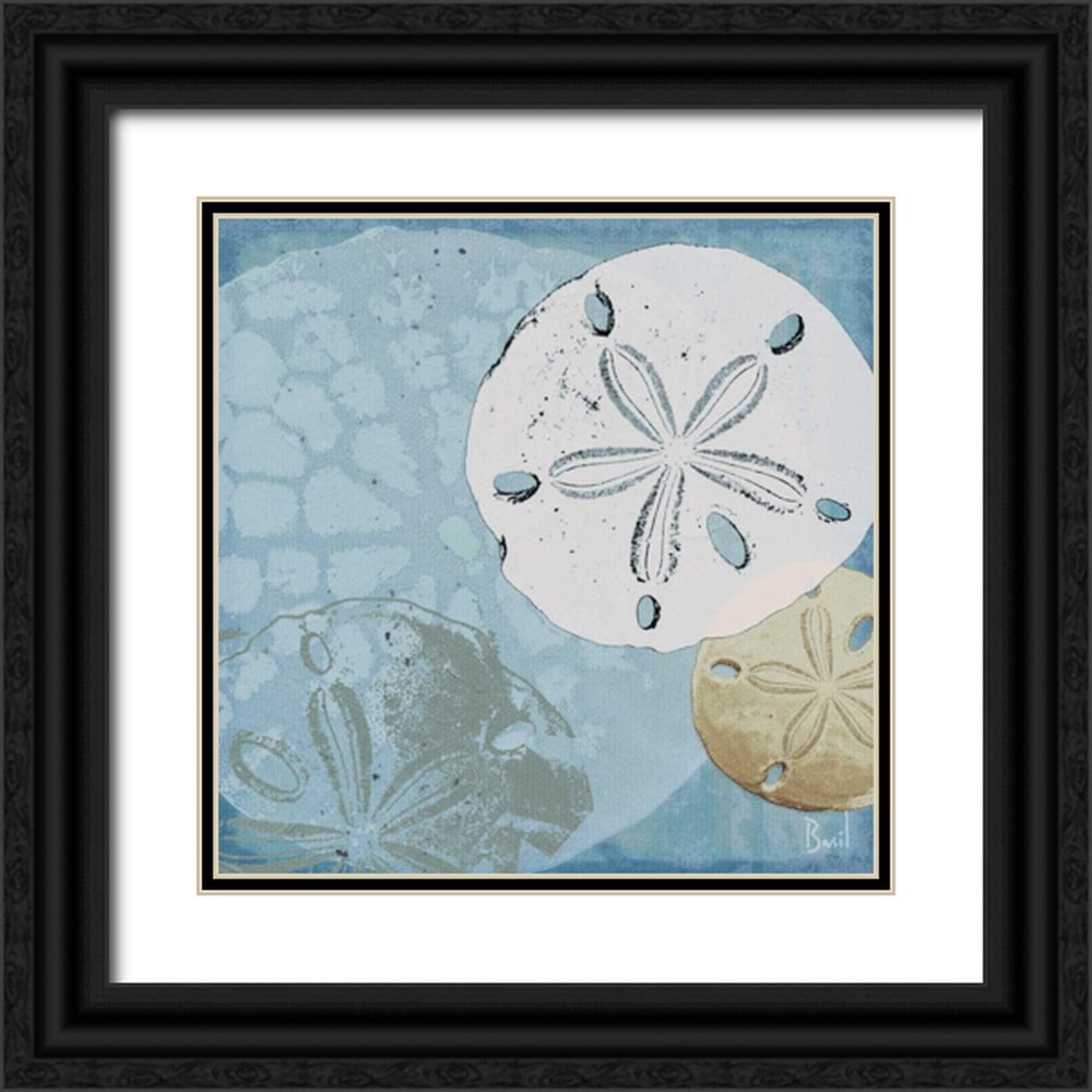 Basil, Jason 15x15 Black Ornate Wood Framed with Double Matting Museum ...