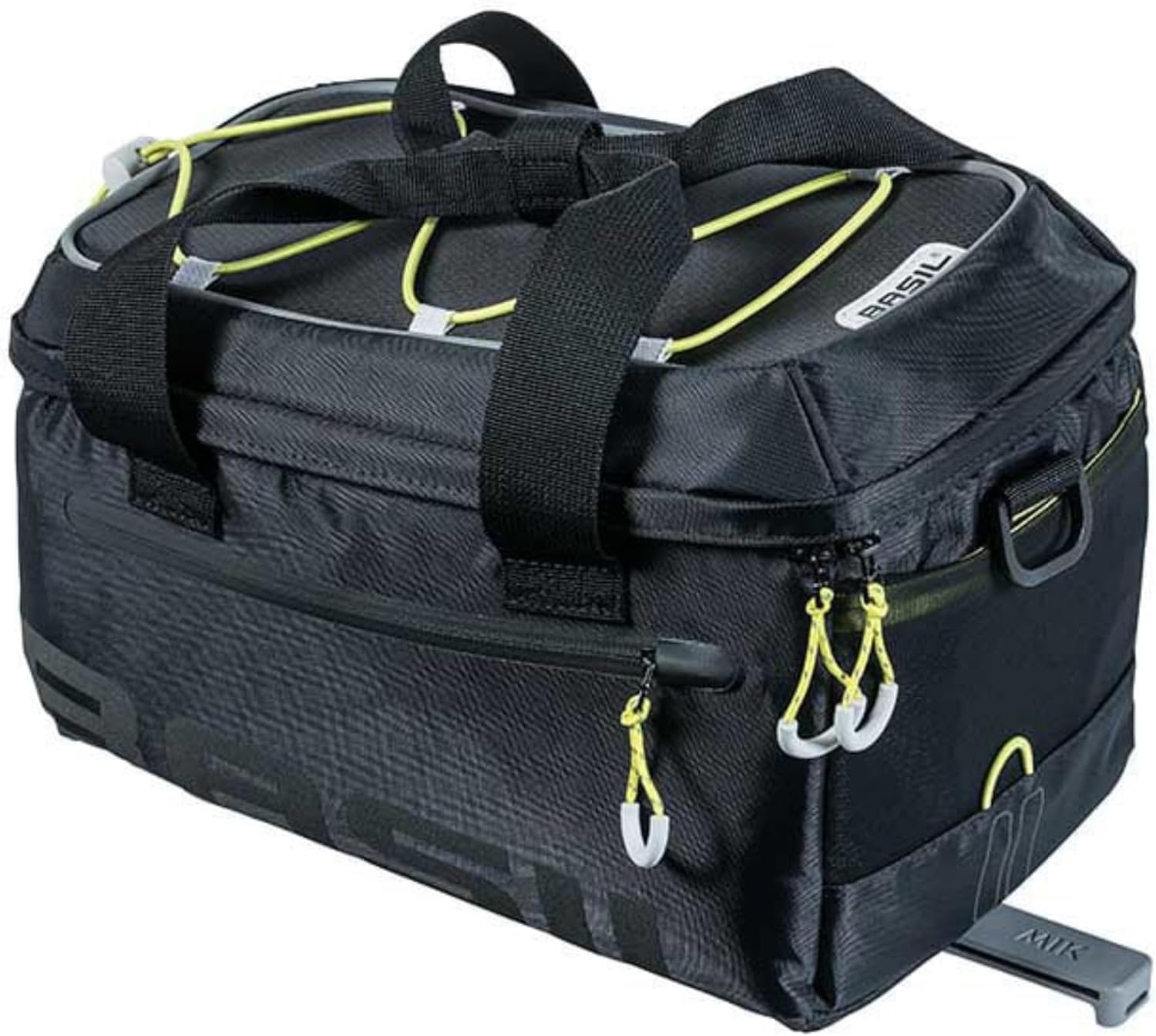 Basil, Miles MIK, Trunk Bag, 7L, Black/Lime - Walmart.com