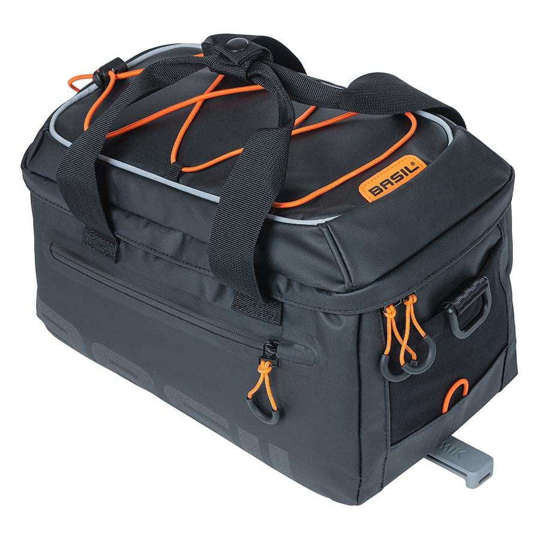 Basil Miles Topcase MIK Rear Top Case Bicycle Trunk Bag - Black/Orange ...