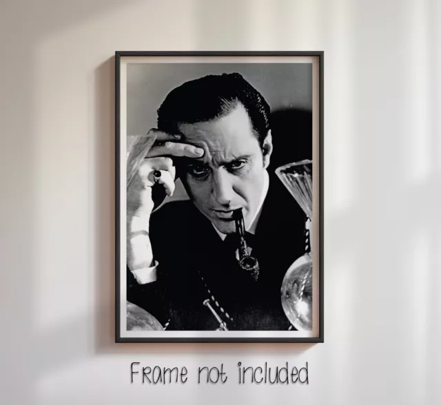 Basil Rathbone Sherlock Holmes Door Poster #2 Pipe - High Quality ...