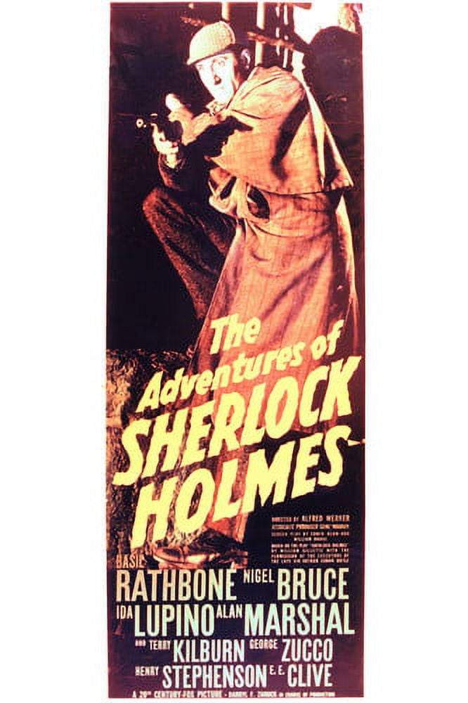 Basil Rathbone and Nigel Bruce in The Adventures of Sherlock Holmes ...