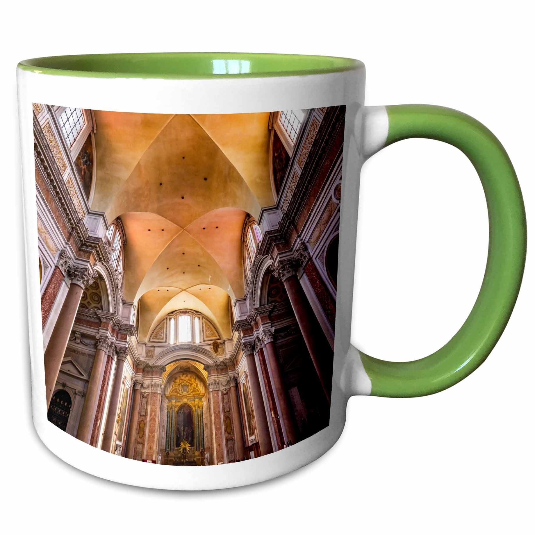 Basilica of Saint Mary Angels and Martyrs, Rome, Italy . 15oz Two-Tone ...