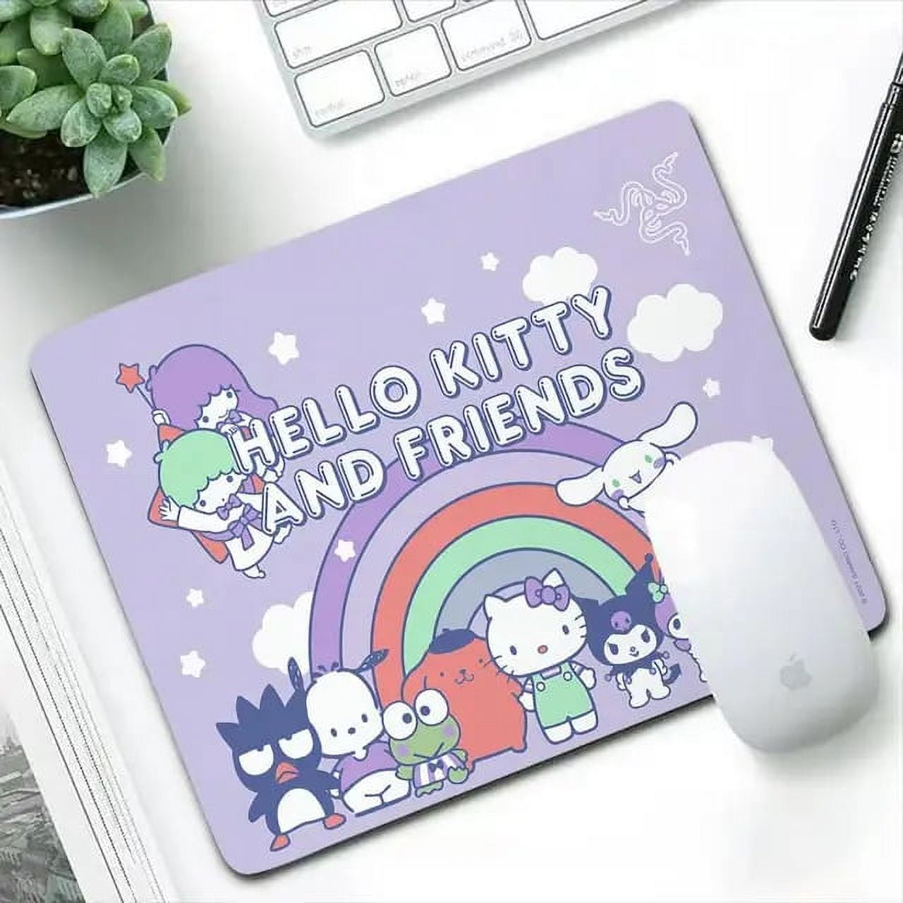 Basilis Snake Razer x Hello Kitty Pink kawaii Mouse Pad Anime Gaming ...