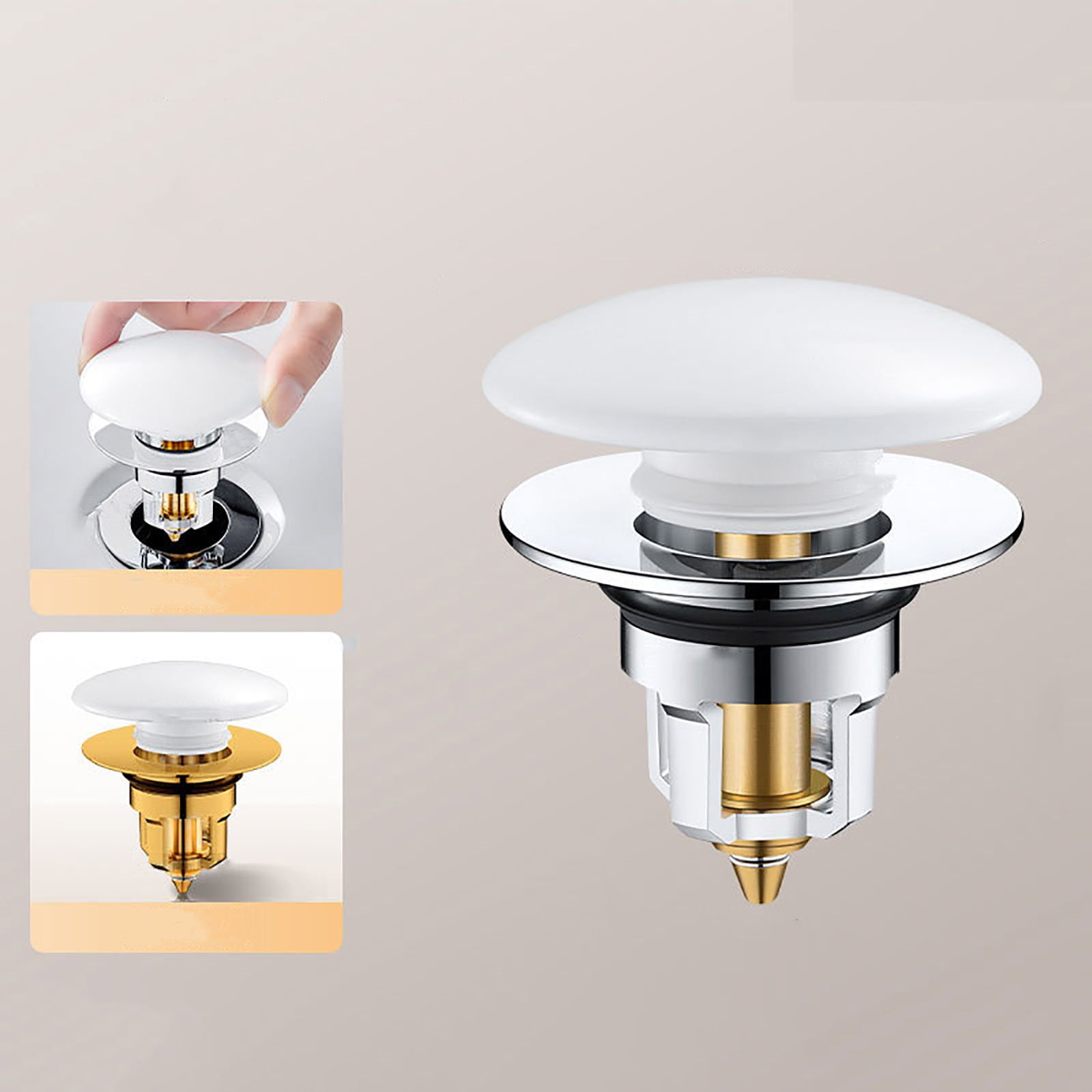 Basin Core Jump,Leak-Proof Basin Plug,Press-Activated Backflow ...
