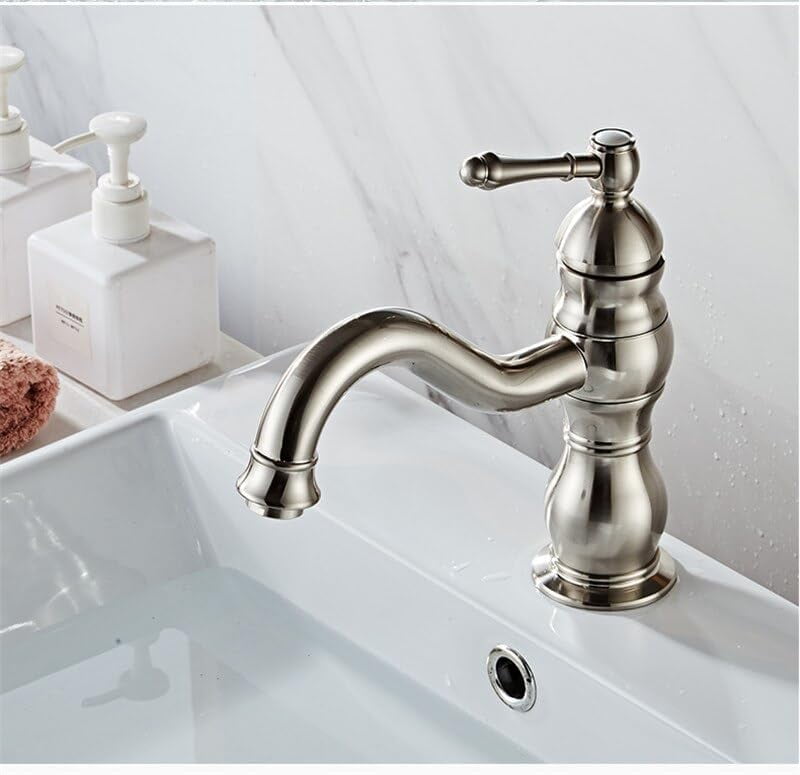 Basin Faucet Antique Bronze Bathroom Faucet Mixer Tap Black Wash Basin ...