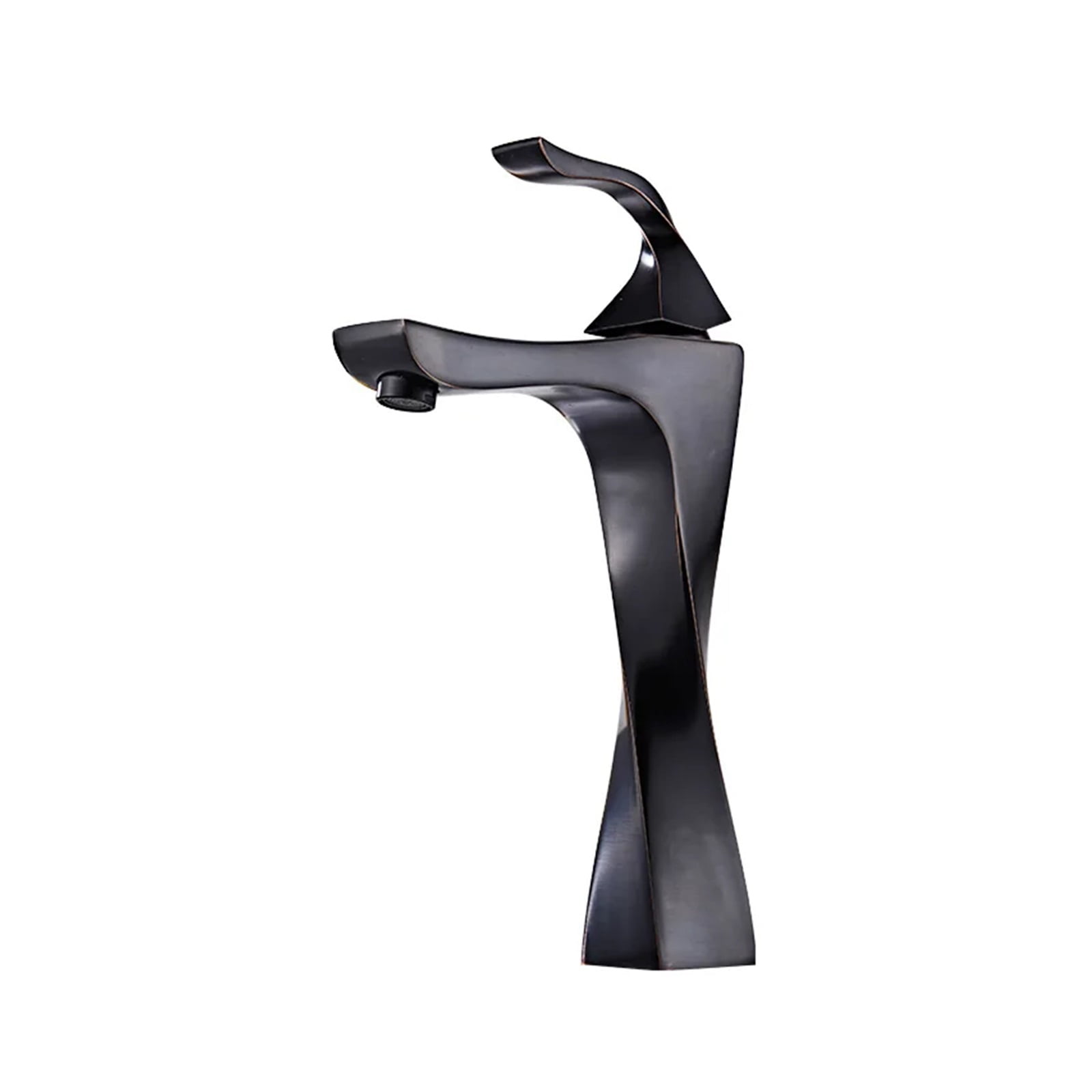 Basin Faucet Black And Chrome Bathroom Sink Faucet, Single Handle Basin ...