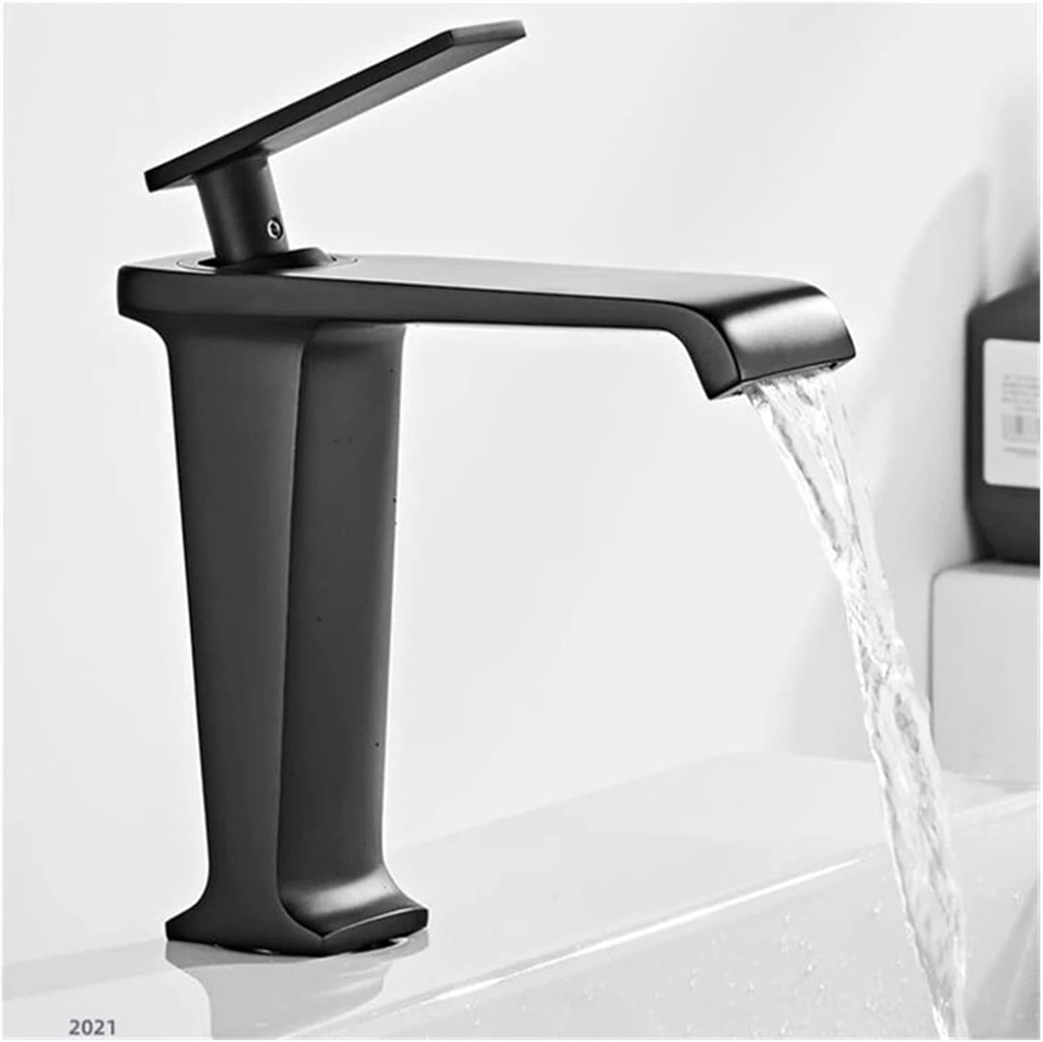 Basin Faucet Black Bathroom Faucet Sink Faucet Single Hole Gold Faucet ...