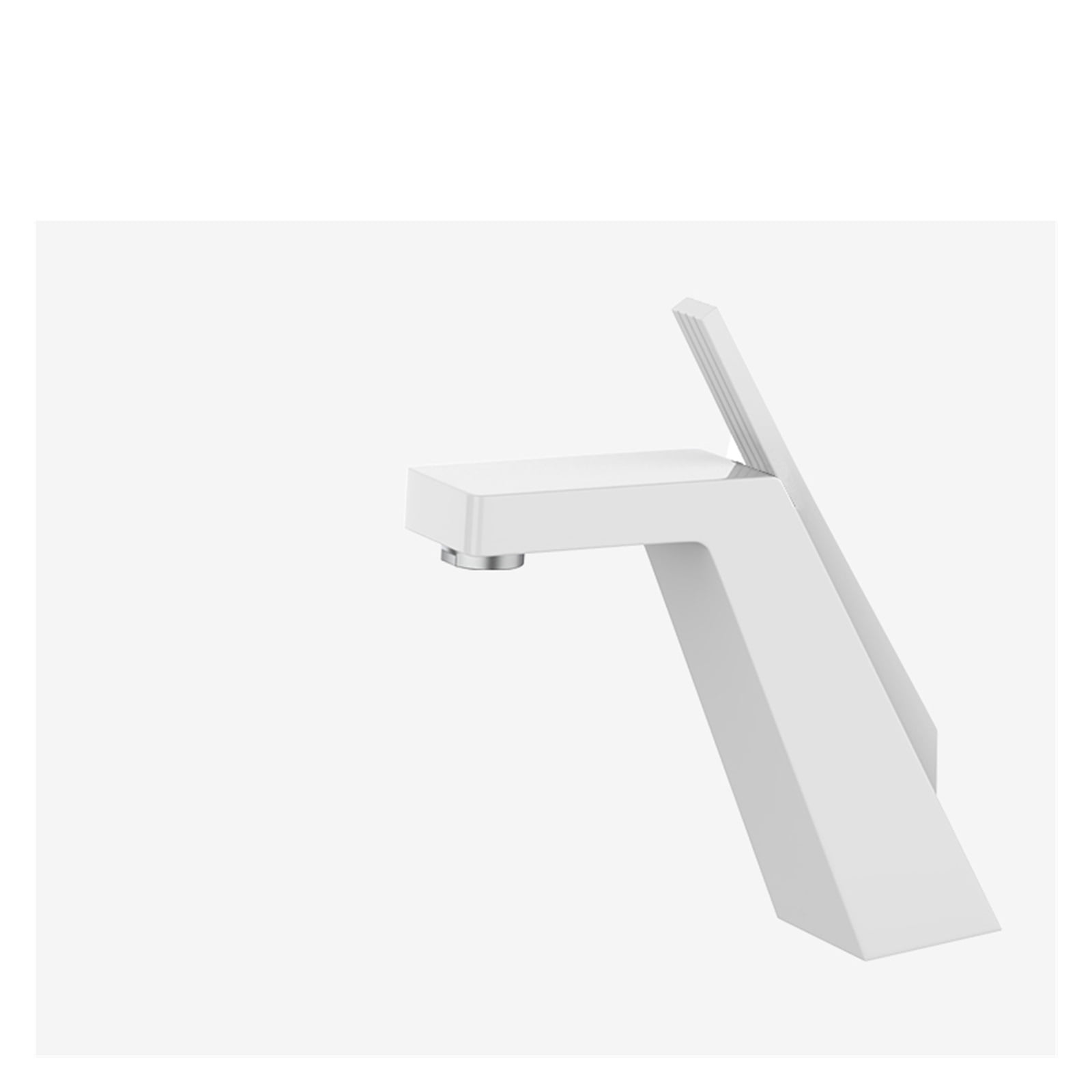 Basin Faucet Black/Chrome Face Single Handle Deck Mounted Sink Taps ...