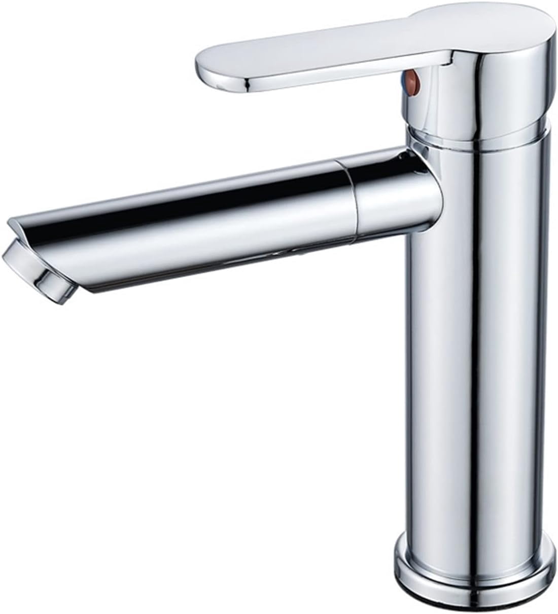 Basin Faucet Chrome Black Deck Mounted Rotatable Bathroom Basin Sink ...