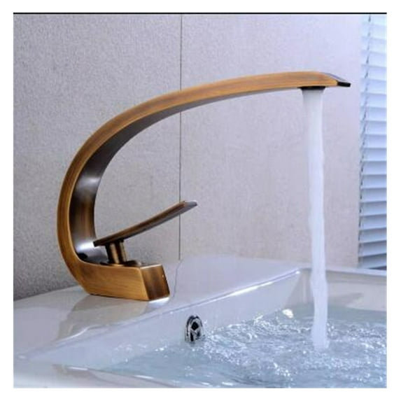 Basin Faucet Gold Bathroom Mixer Tap Rose Gold Wash Faucet Nickel ...