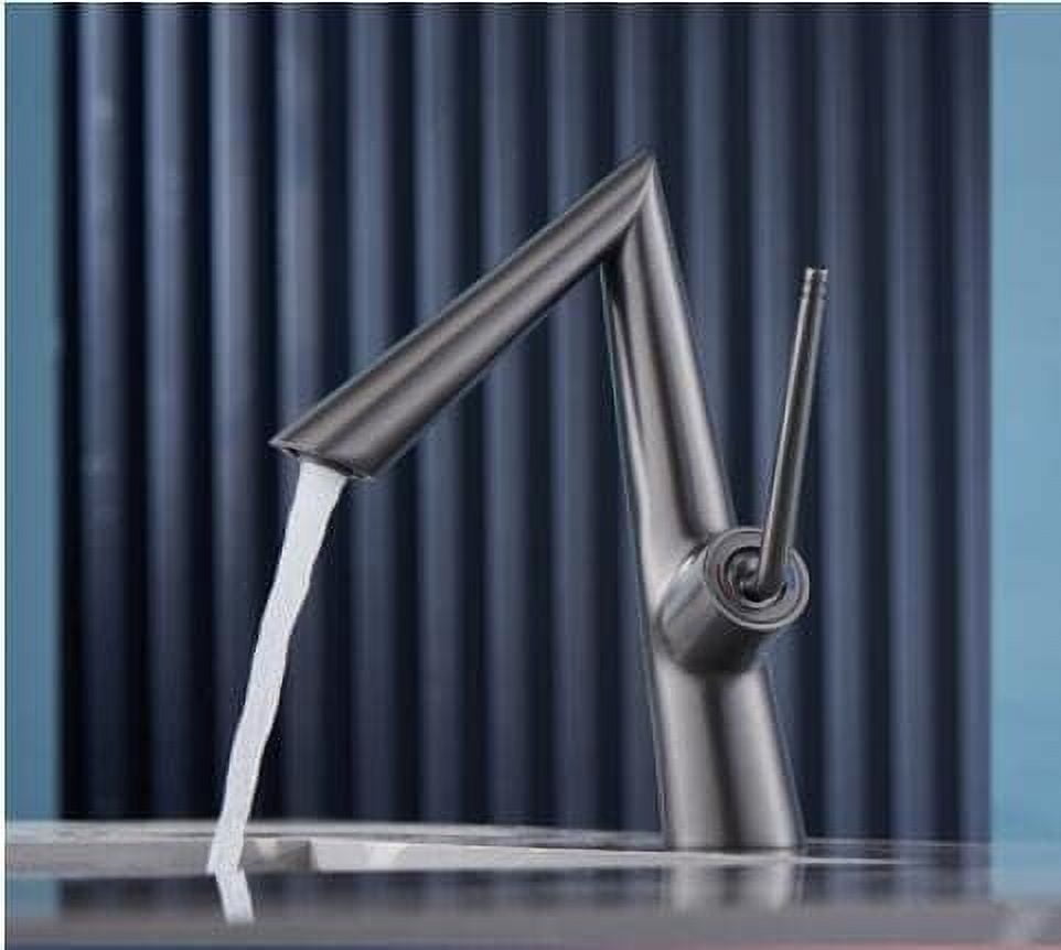 Basin Faucet Gray Art Design Morden Style Tap Single Lever Basin Mixer ...