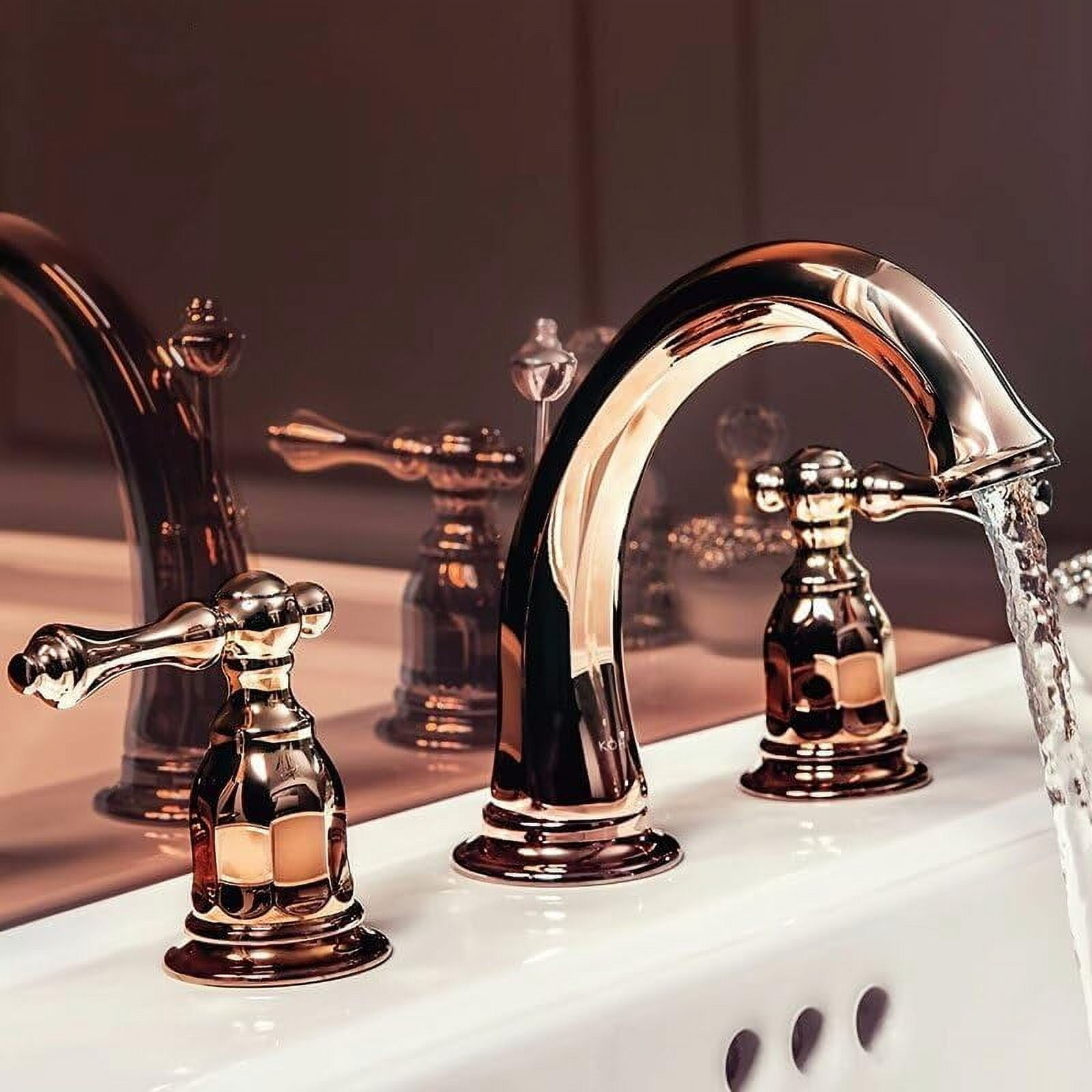 Basin Faucet Gray Classical Amercian Style Tap Luxury Basin Mixer Hot ...