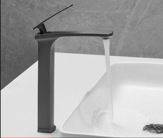 Basin Faucet Gun Grey Bathroom Faucet Mixer Tap Black Wash Basin Faucet ...