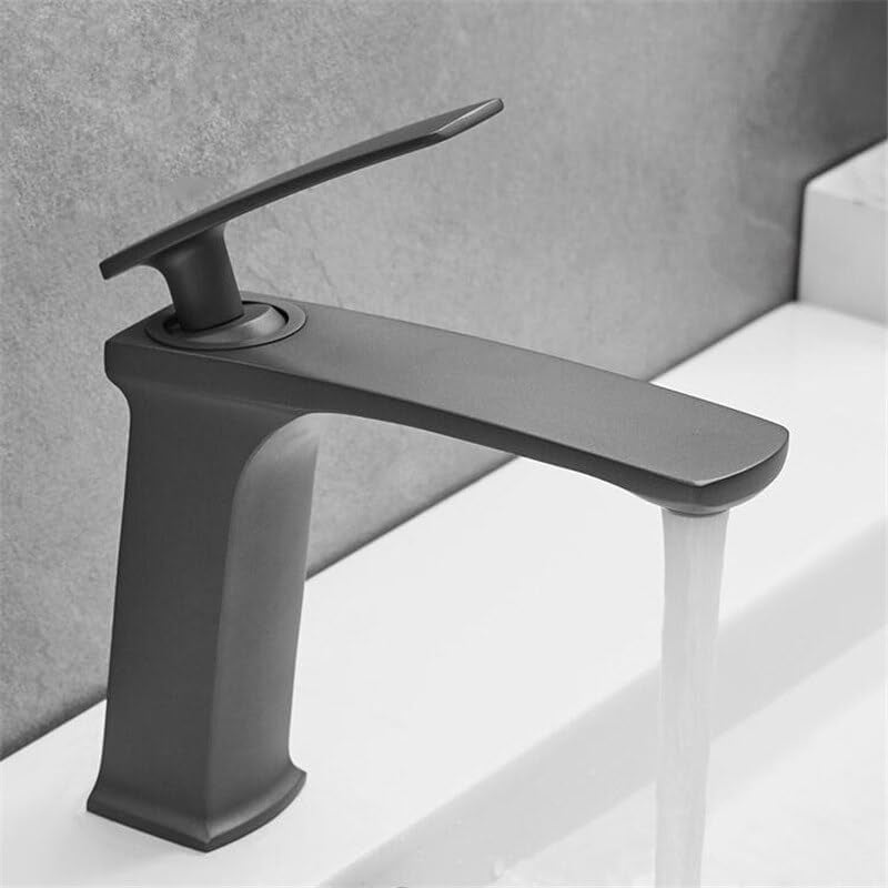 Basin Faucet Gun Grey Bathroom Faucet Mixer Tap Black Wash Basin Faucet ...