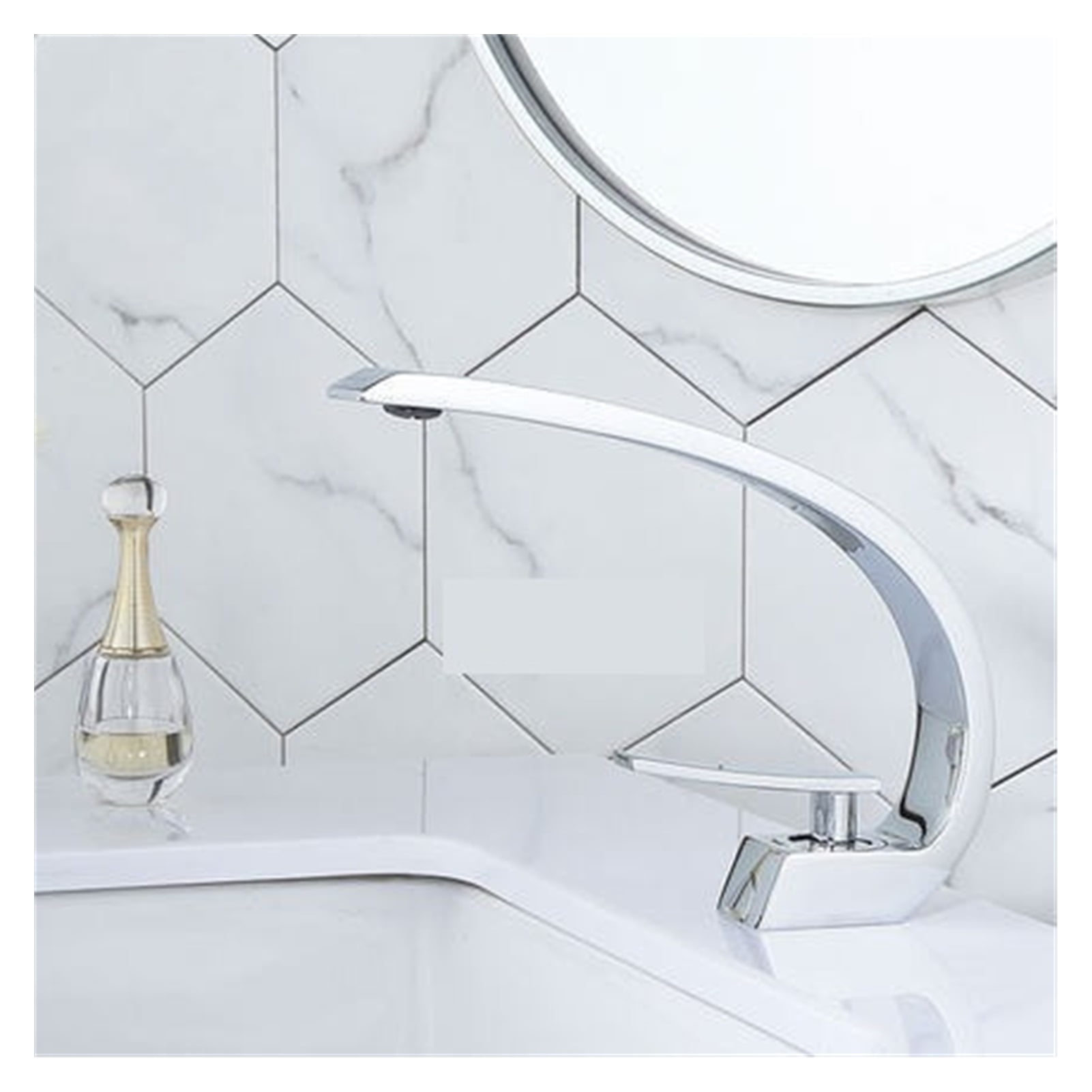 Basin Faucet Modern Bathroom Mixer Tap Brushed Gold Wash basin Faucet ...