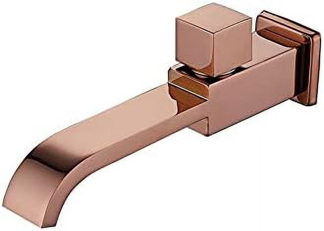 Basin Faucet Only Cold Rose Gold Bathroom Faucet in-Wall Bathroo Faucet ...