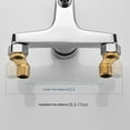 Basin Faucet Wall Mount Hot Cold Water Double holes Spout Mixer Tap ...