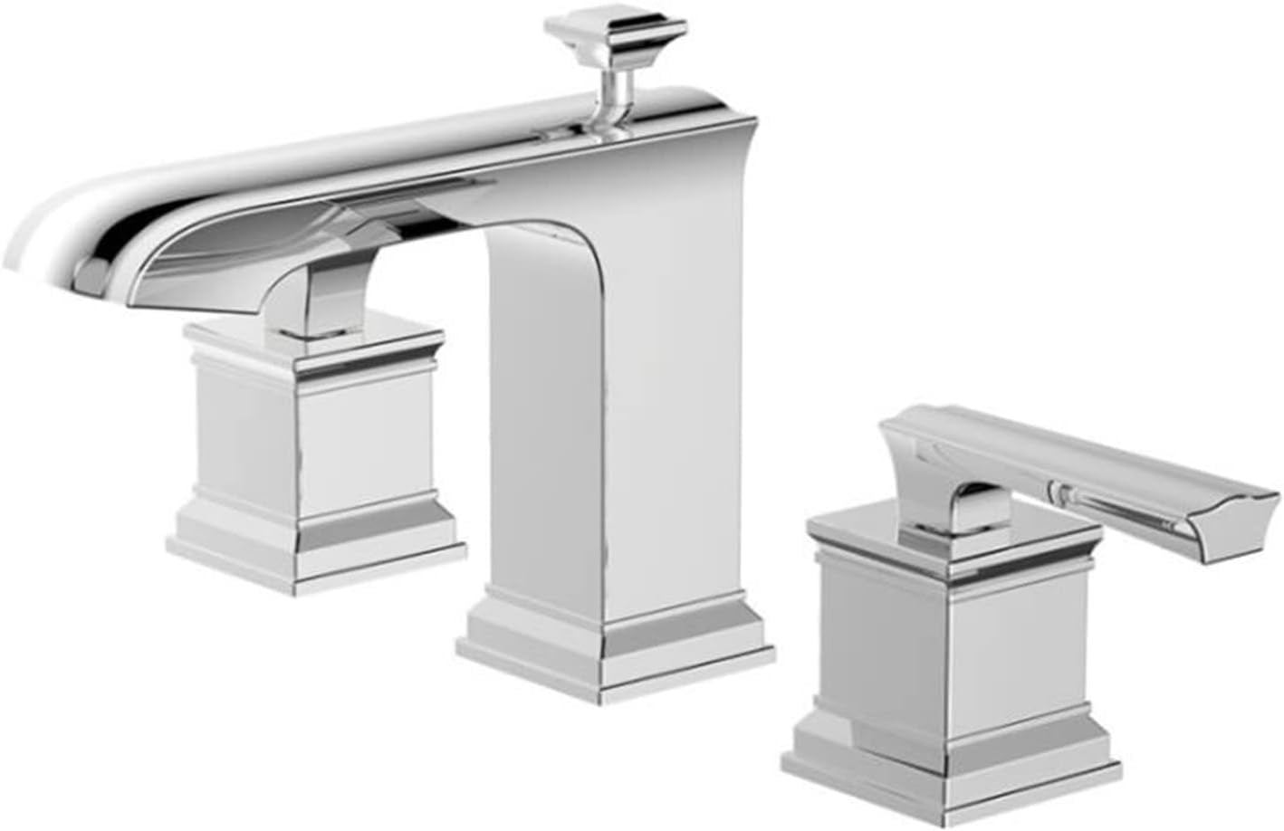 Basin Faucets America Style Brass Bathroom 8'Sink Faucet Widespread 3 ...