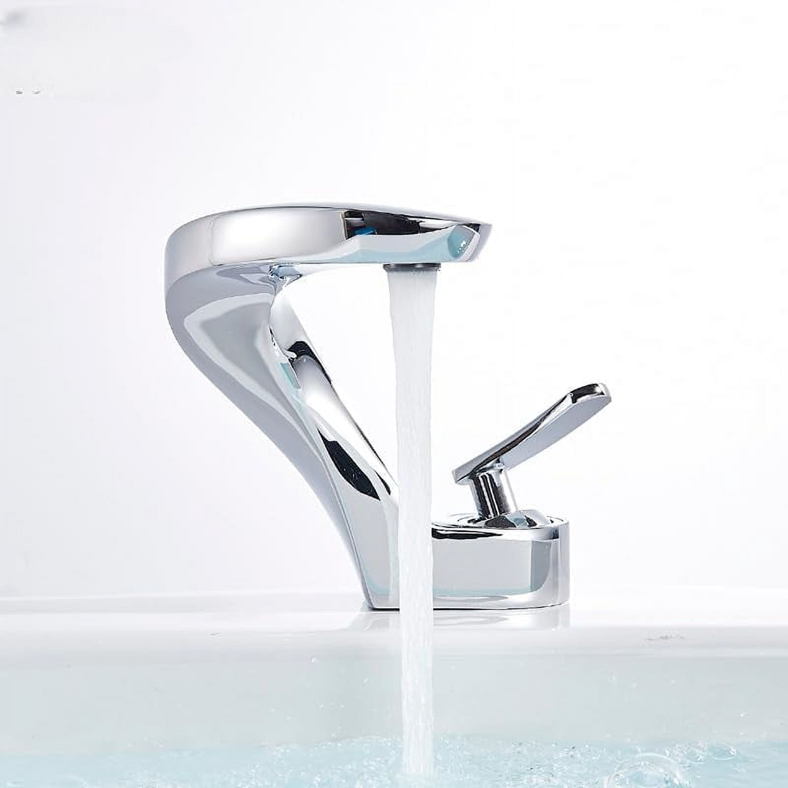 Basin Faucets Bath Basin Mixer Faucet Creative Waterfall Water Outlet ...