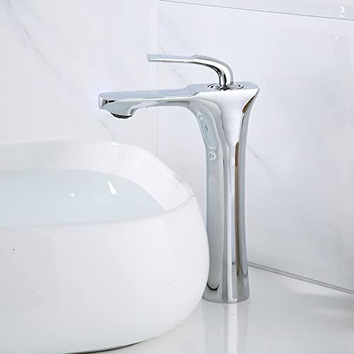 Basin Faucets Bathroom Sink Faucet Deck Mounted Hot Cold Water Basin ...