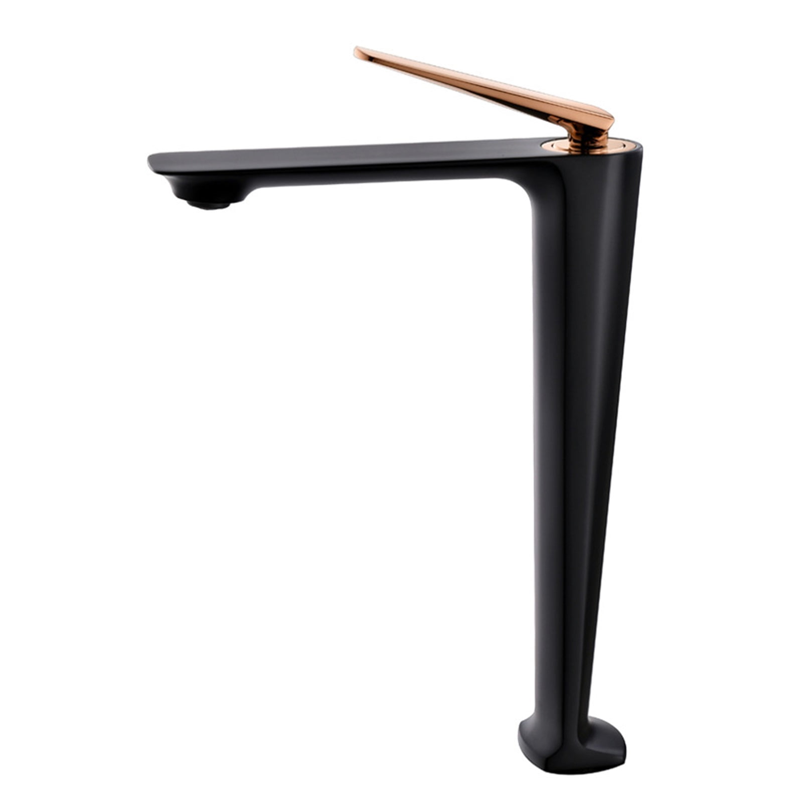 Basin Faucets Brushed Gold Bathroom Faucet Hot and Cold Rose Gold Sink ...