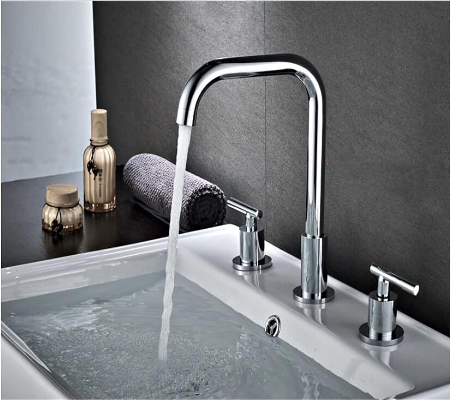 Basin Faucets Chrome Sink Mixer North American Style Bathroom Sink ...