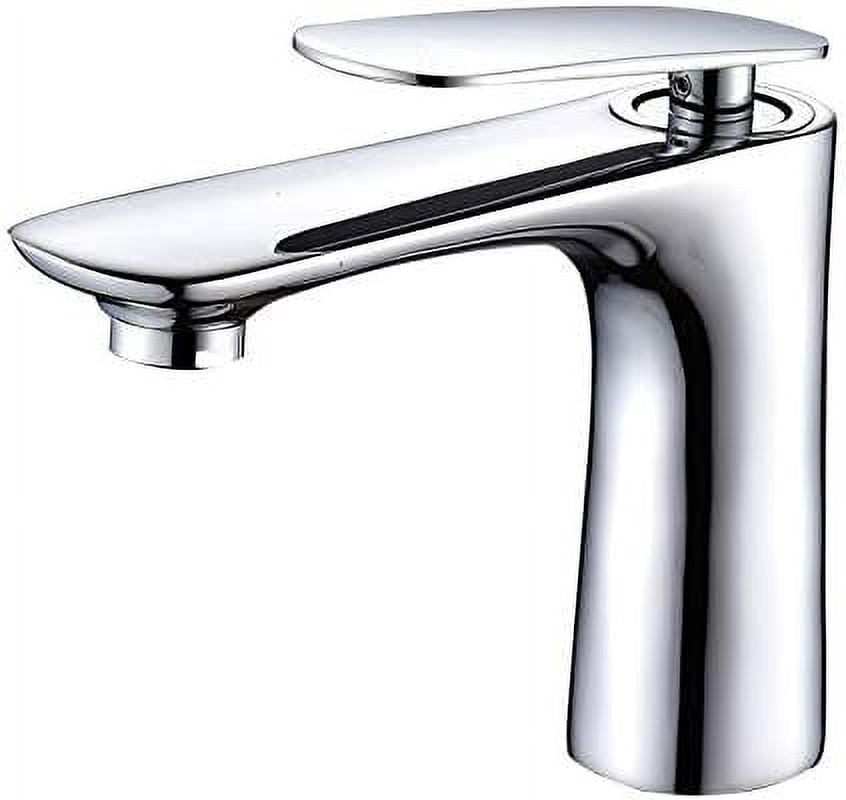 Basin Faucets Hot&Cold Sink Mixer Bathroom Basin Tap Brass Gold/Chrome ...