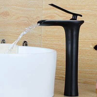 Basin Faucets Modern White Bathroom Faucet Waterfall faucets Single ...