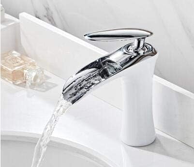 Basin Faucets Waterfall Bathroom Faucet Single Handle Basin Mixer Tap ...