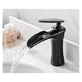 Basin Faucets Waterfall Bathroom Faucet Single handle Basin Mixer Tap ...