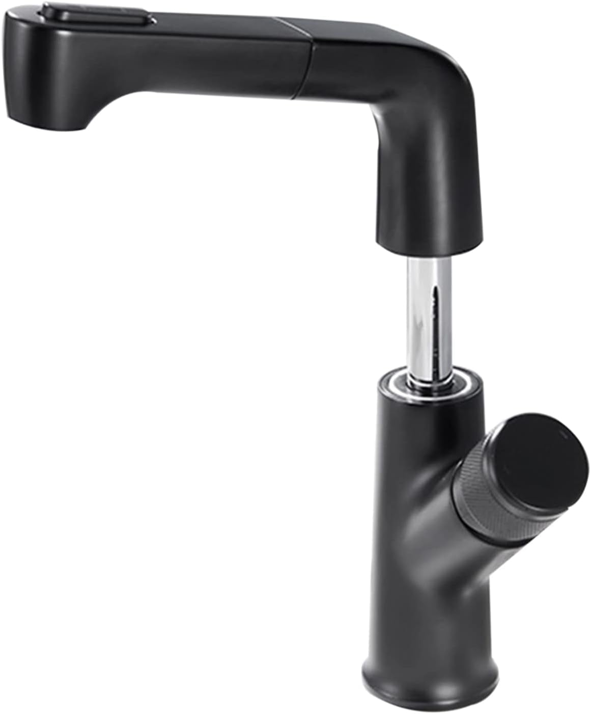 Basin Mixer Faucet with Pull Out Spray Brass Hot and Cold Water Single ...