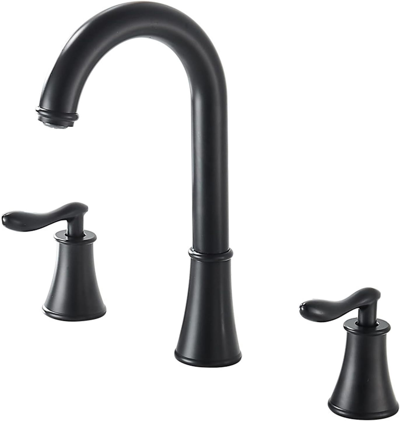 Basin Mixer Tap 3 Hole Basin Taps Brass Rotatable Hot Water and Cold ...