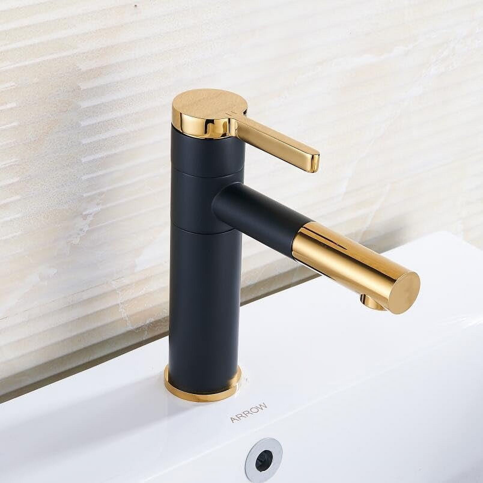 Basin Mixer Tap 360 Degree Rotate Type Basin Faucet Chrome and Silver ...