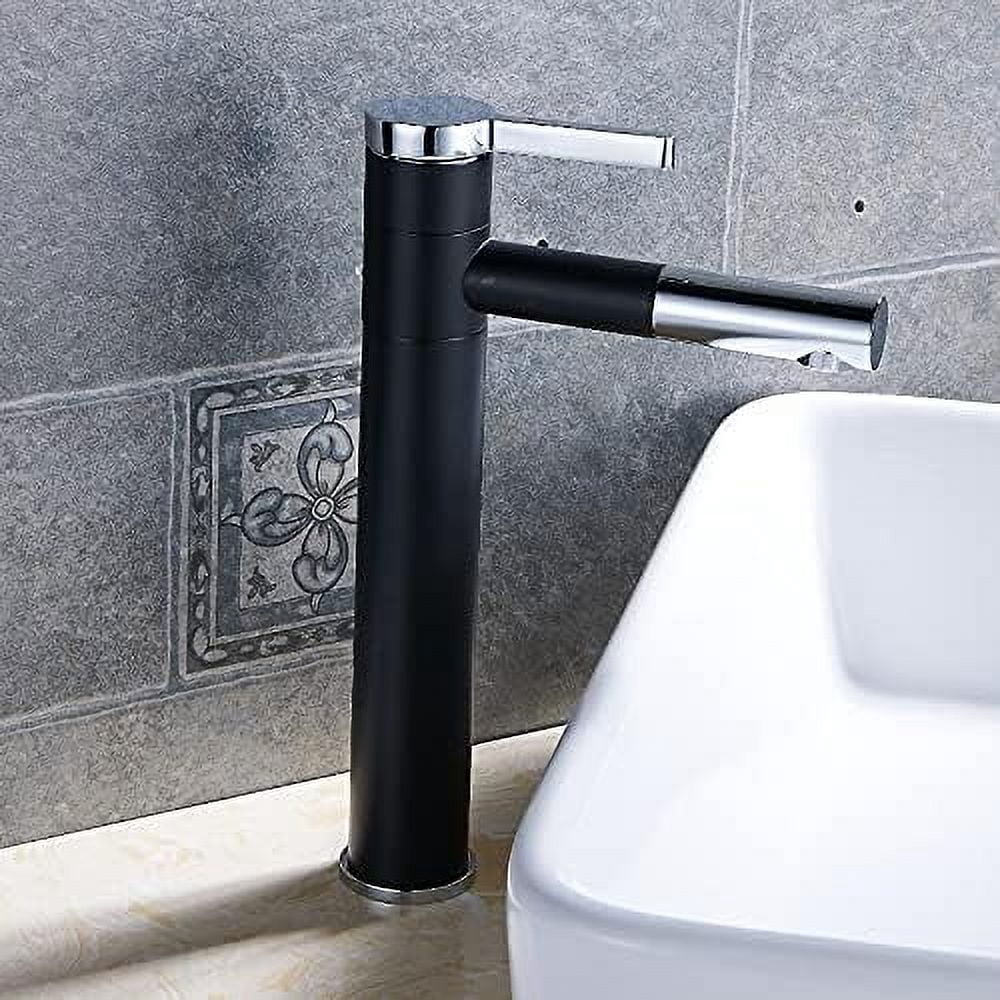 Basin Mixer Tap 360 Degree Rotate Type Basin Faucet Chrome and Silver ...