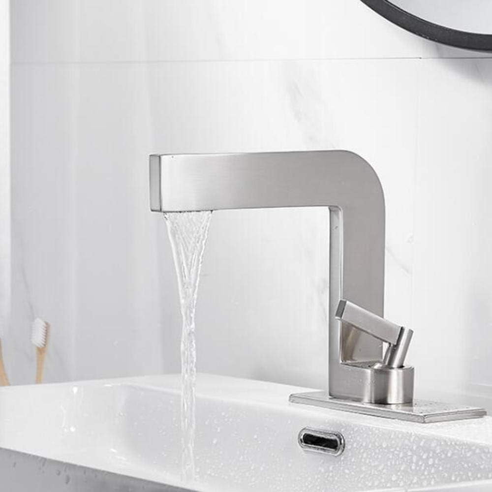 Basin Mixer tap Waterfall Bathroom Sink taps Brass hot and Cold ...