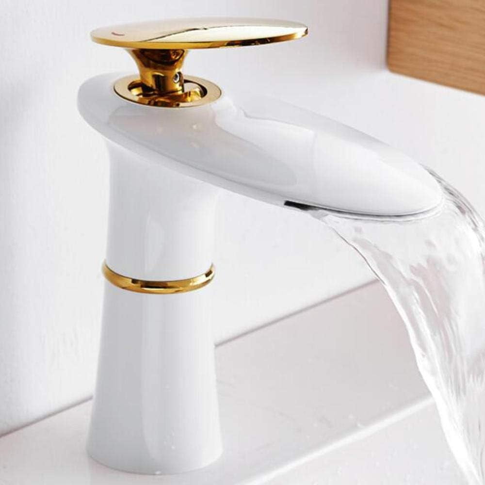 Basin Mixer tap Waterfall Bathroom Sink taps Hot and Cold Basin Faucet ...