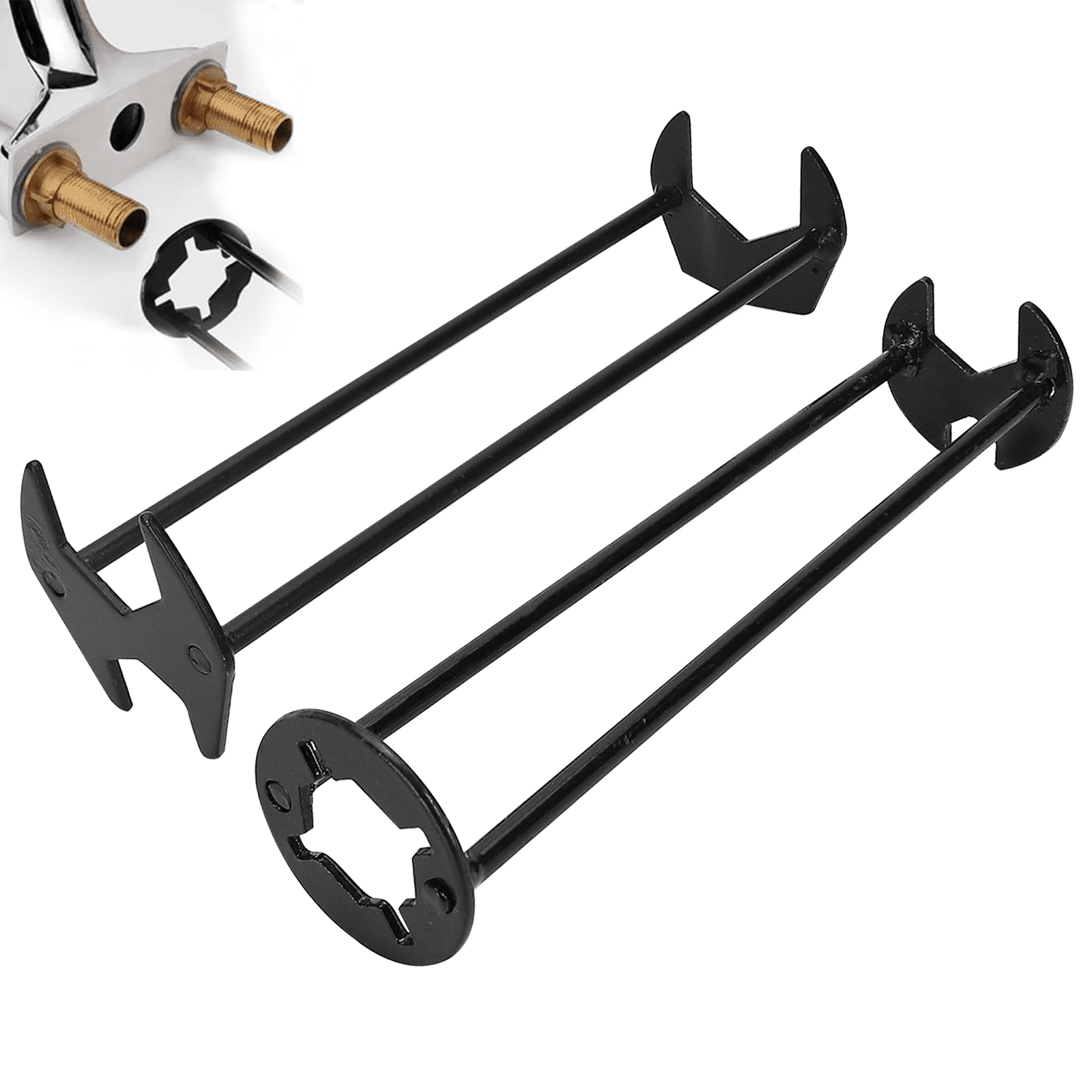 Basin Wrench 2-Pack - Sink Faucet Installation & Removal Tool ...