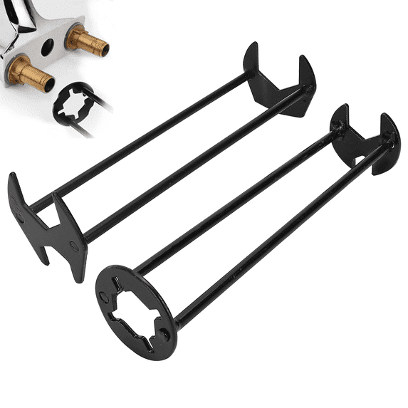 Basin Wrench 2-Pack - Sink Faucet Installation & Removal Tool ...