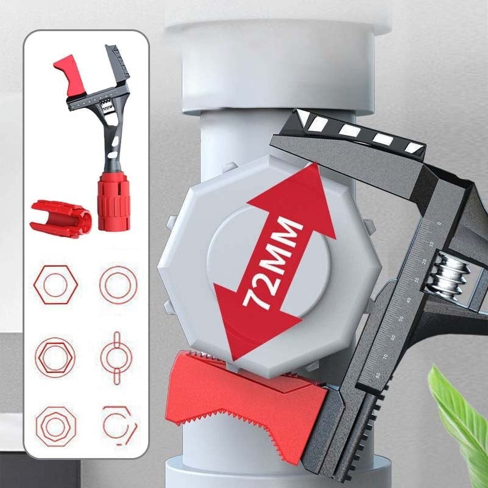 Basin Wrench,24 in 1 Faucet and Sink Installer Multi Tool,Multi-Purpose ...