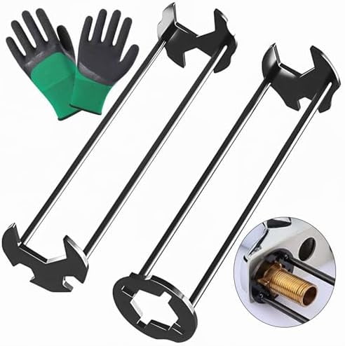 Basin Wrench, Multifunctional Sink Tool Set with 9-Size Standard Under ...