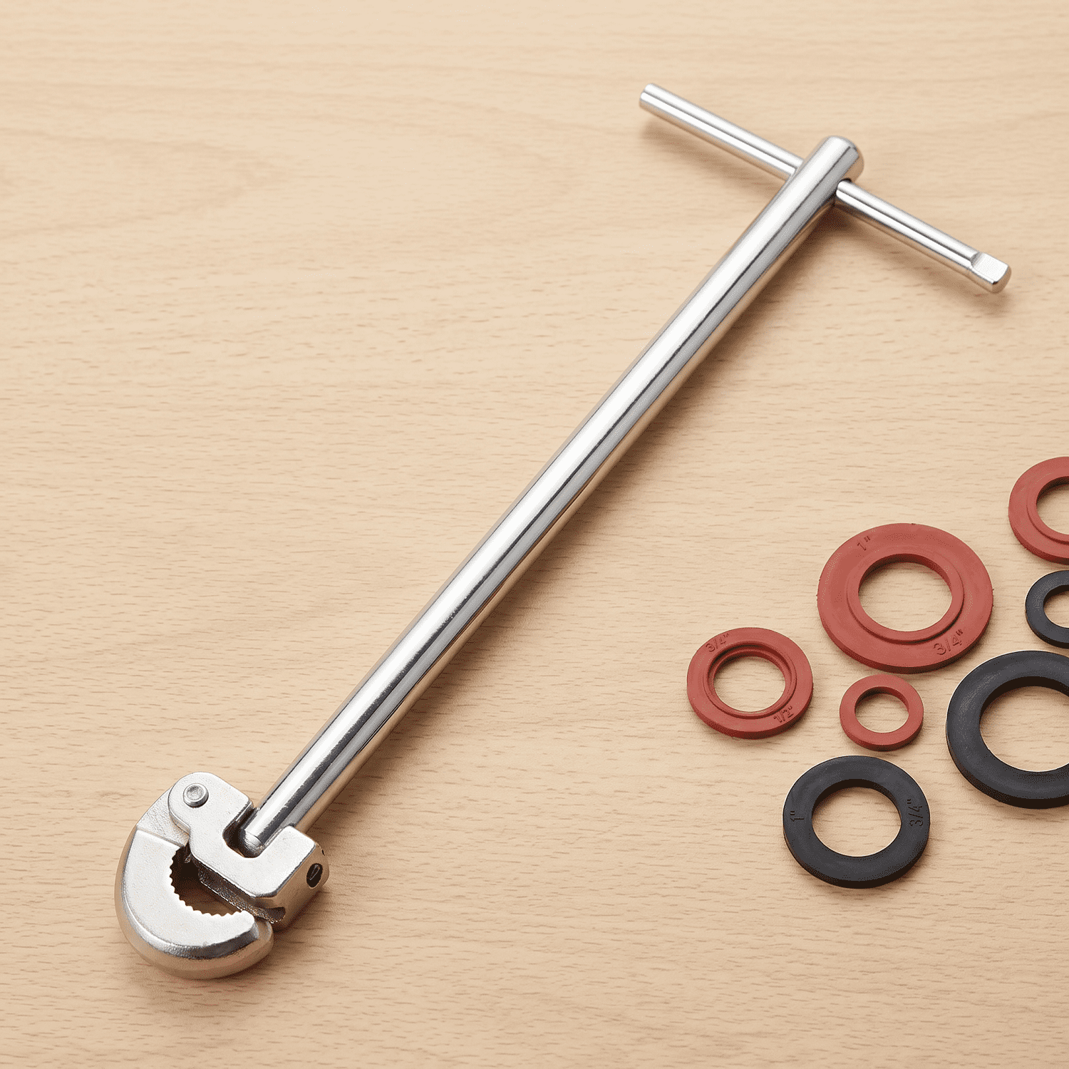 Basin Wrench, Sink Faucet Wrench for Tight Spaces, Multi-functional ...
