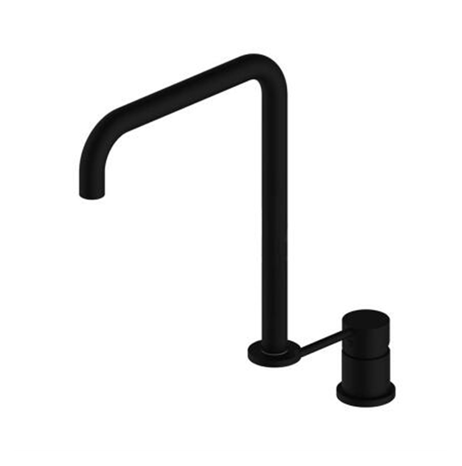 Basin faucet Bathroom super long pipe two holes Rose Gold/Black ...