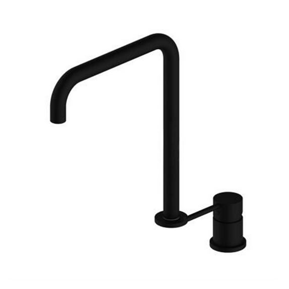 Basin faucet Bathroom super long pipe two holes Rose Gold/Black ...