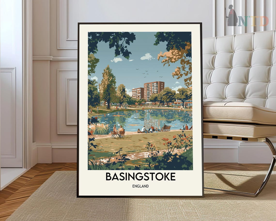 Basingstoke Poster, Basingstokebasingstoke Print, Basingstoke Photo ...
