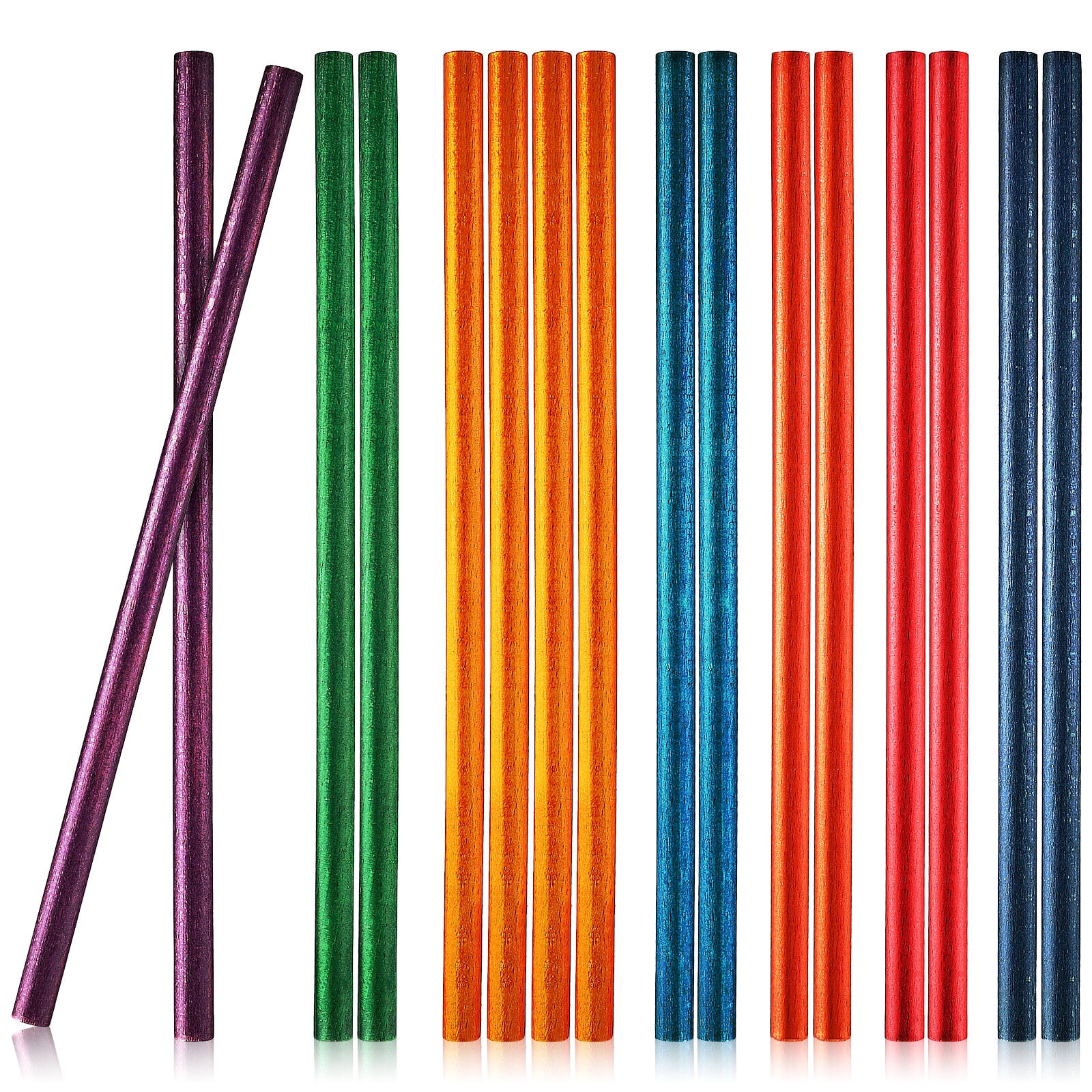 HONMEET Kids Percussion Set Rhythm Sticks Wood 16Pcs - Walmart.com