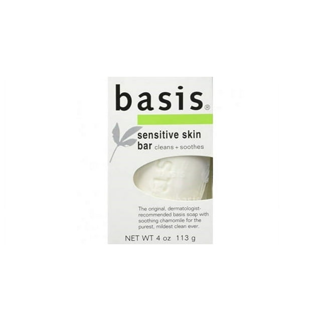 Basis Sensitive, Skin Bar Soap 4 Oz, 2 Pack - Walmart.com