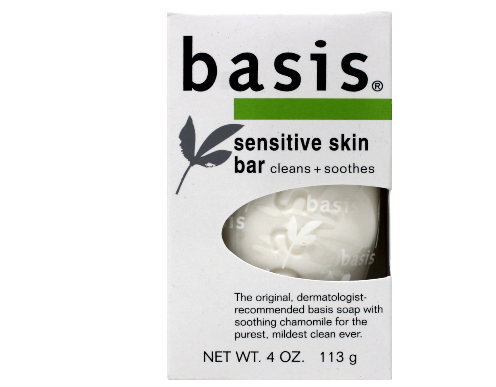 Basis Sensitive, Gentle Simple Skin Bar Soap 4 Oz, Soothing Chamomile ...