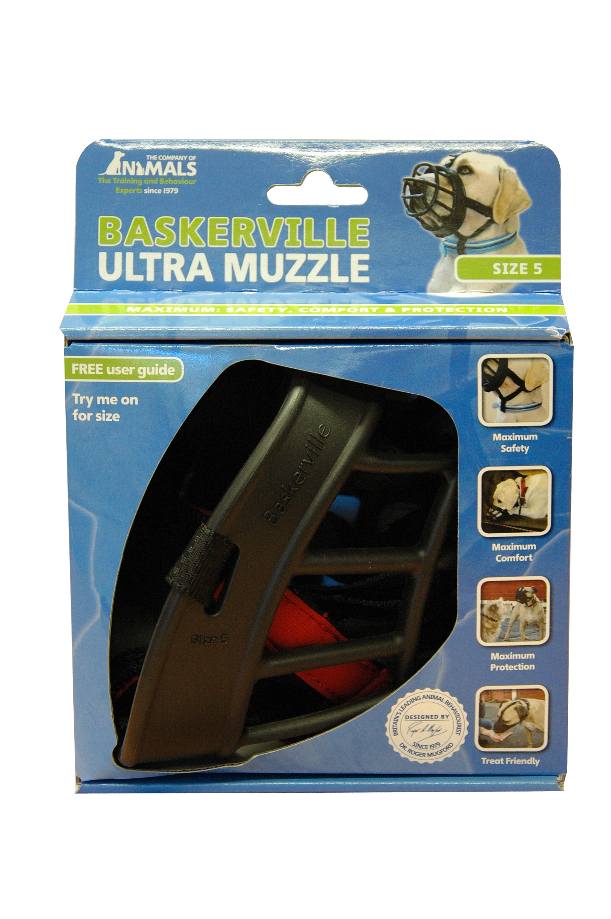Baskerville Ultra Muzzle size 5 Black - Walmart.com