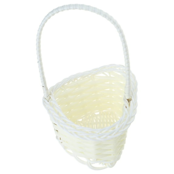 Basket Convenient Wicker Baskets Hand Woven Baskets with Handle Stylish ...